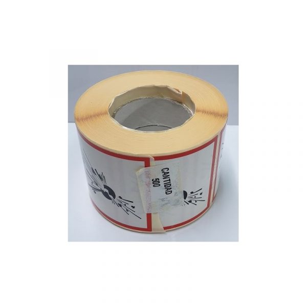 Etiqueta pictograma GHS01 “Sustancias explosivas”, rollo 500 – Pontraga ...
