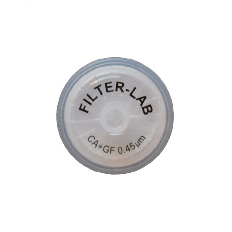 Filtros de jeringa de Acetato de Celulosa y Fibra de Vidrio, Filter-Lab ...