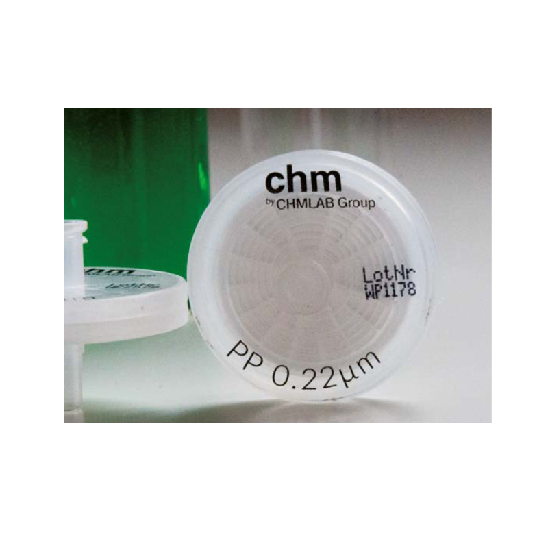 Filtros de jeringa de Polipropileno SPP, CHMLAB® - Pontraga Suministros de Laboratorio