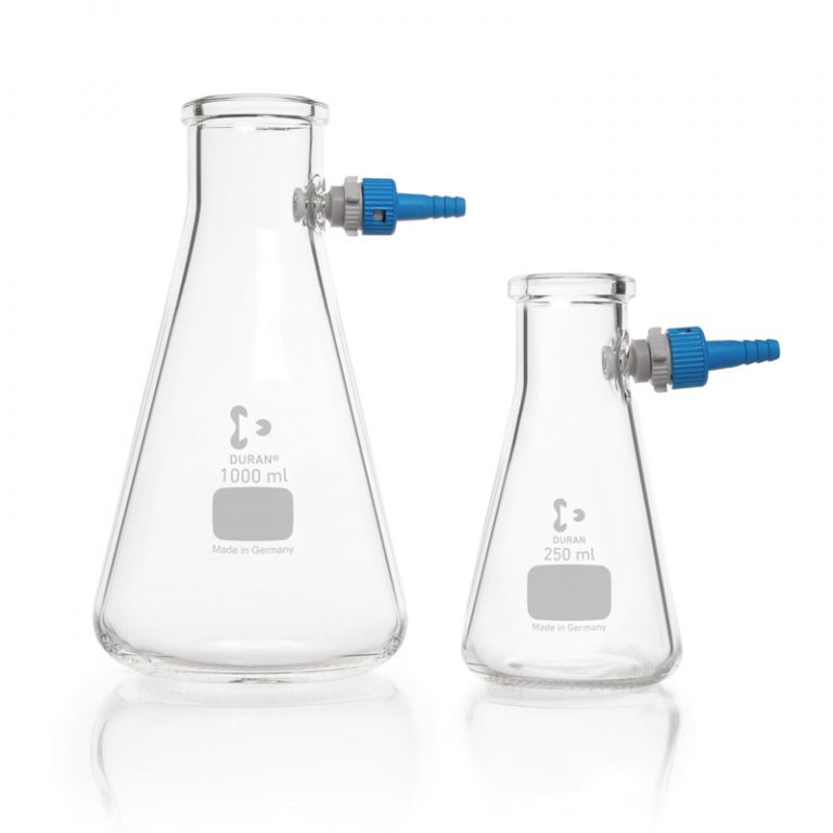 Frasco para filtrar con juego de montaje KECK™, forma Erlenmeyer, DURAN ...